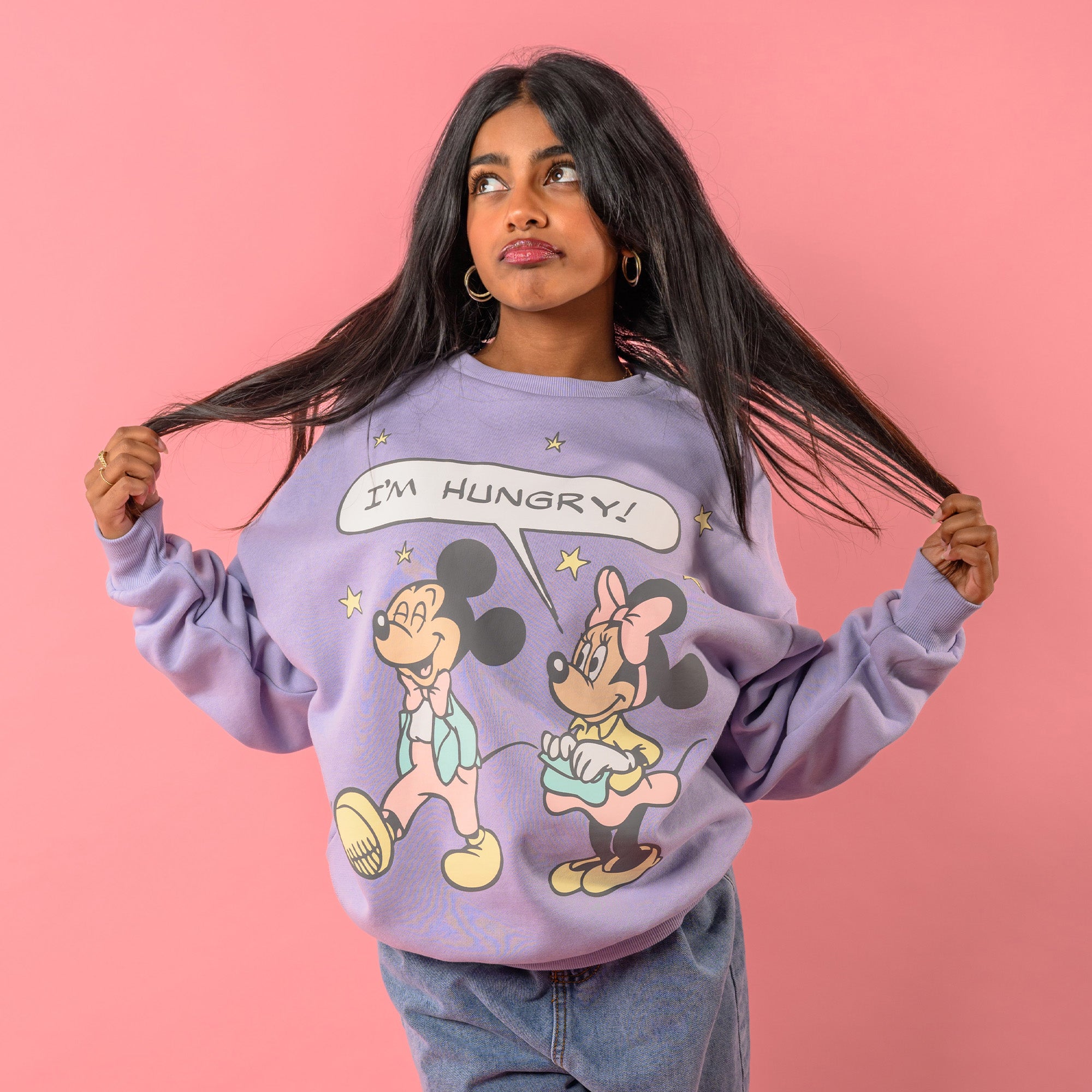 Minnie Mouse "I'm Hungry" Sweater - Cakeworthy