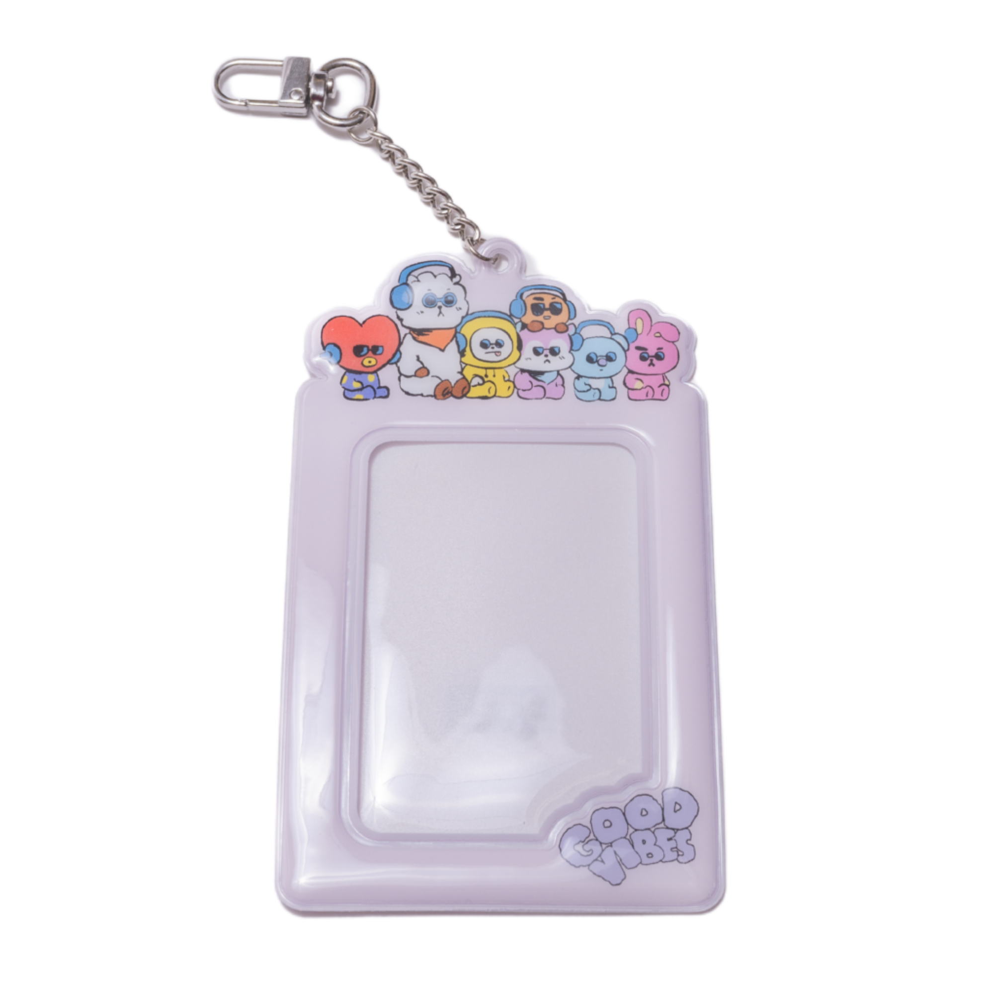 BT21 Good Vibes Photo Card Holder Key Chain – Cakeworthy